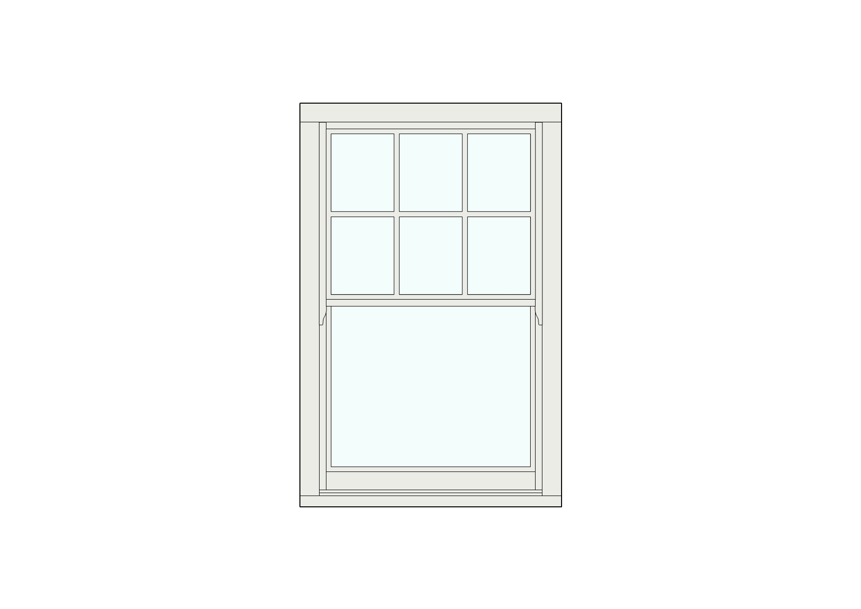 Single Sash Window | Classic Timber Window for Small Spaces