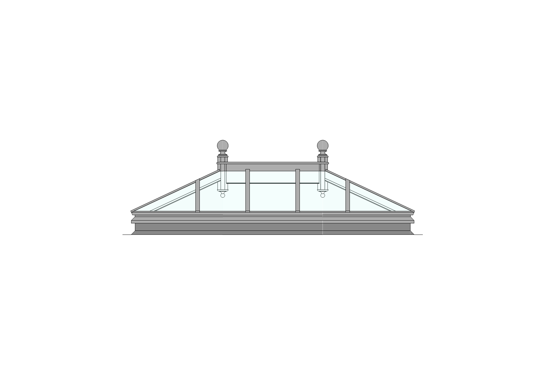 Portland Roof Lantern | Large 18-Pane Timber Lantern