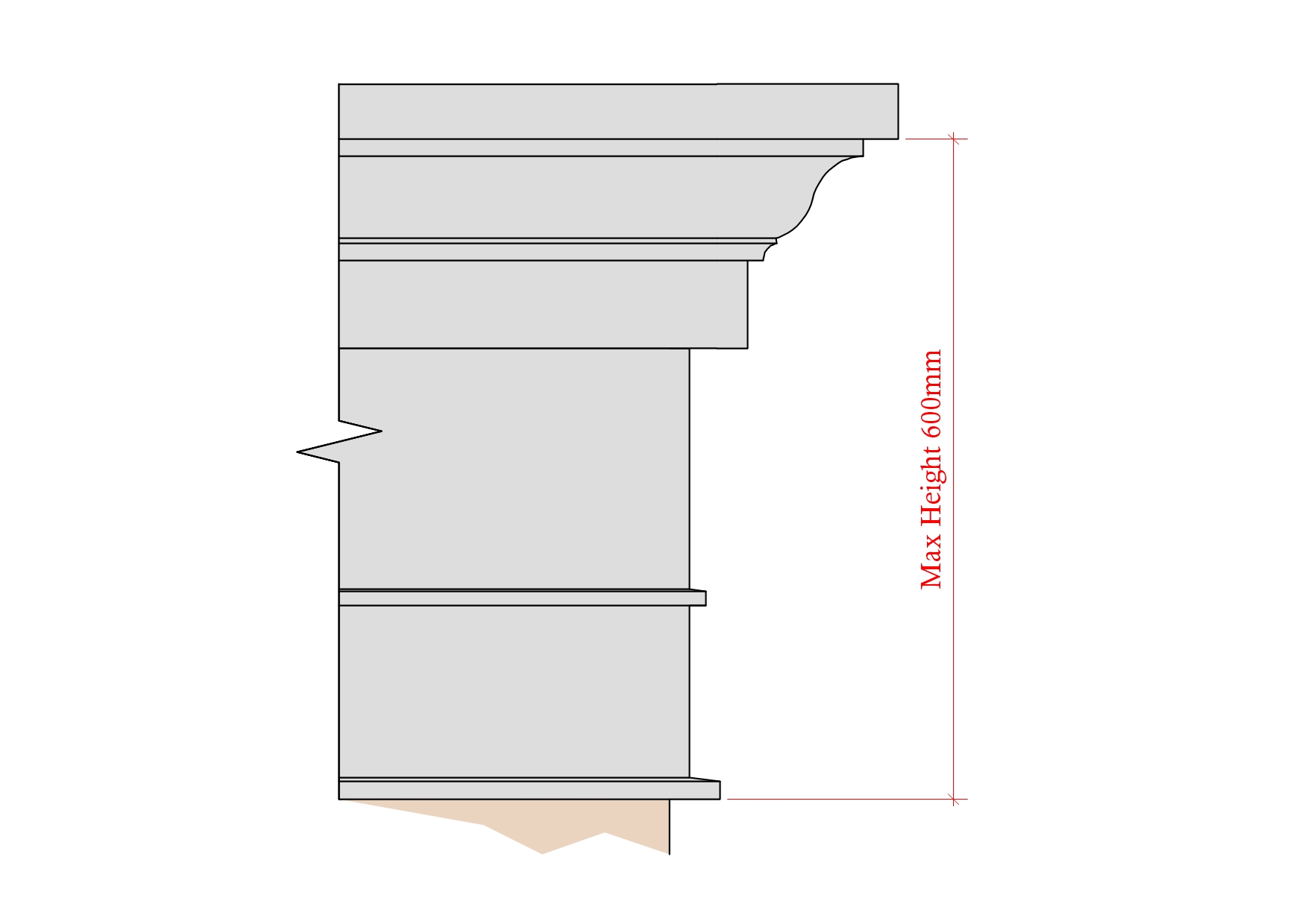Parapet Cornice | Elegant Architectural Features for Orangeries